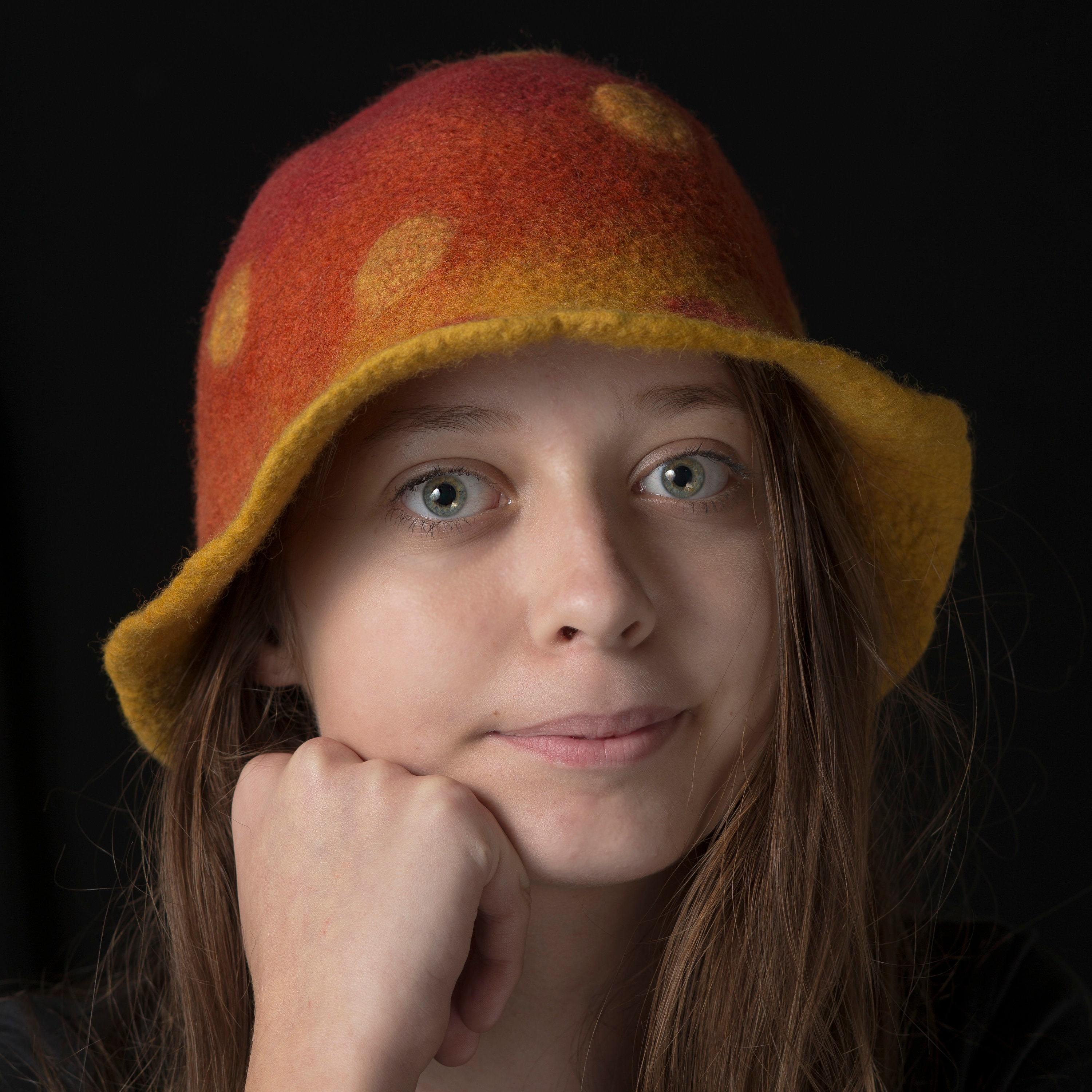 Red Mushroom Hat, Felt Saunahat, Festival Costume Hat, Witch Hat Sauna ...