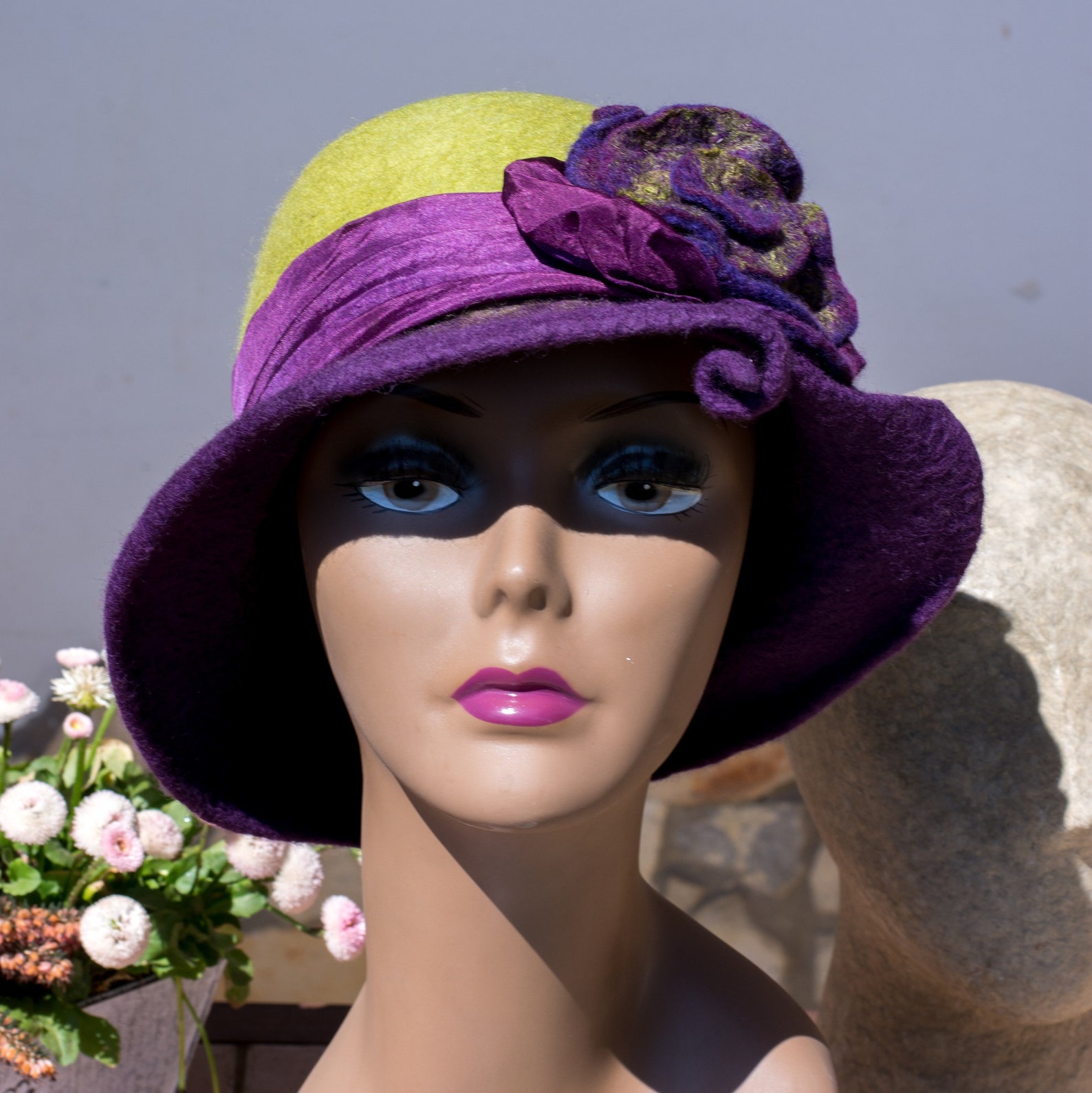 Felted Hat Woman Womens Winter Hat Woman's Felted Hat | Etsy