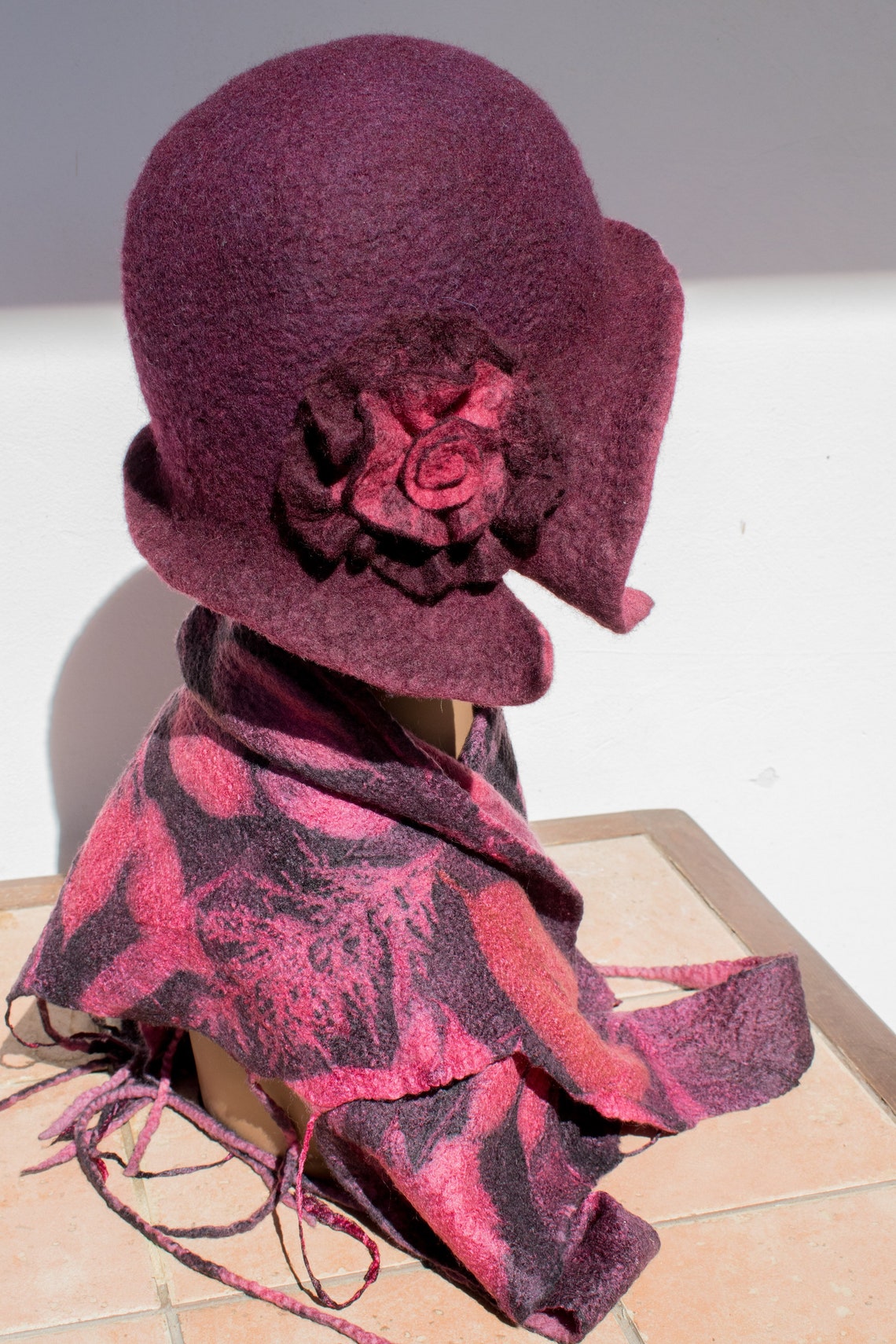 Ladies Felted Hats, Womens Felt Hat, Winter Womens Hat, Felted Wool Hat ...