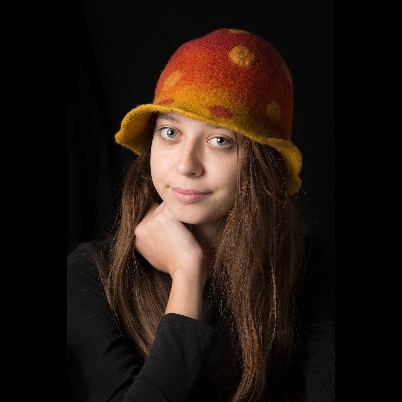 Red Mushroom Hat, Felt Saunahat, Festival Costume Hat, Witch Hat Sauna ...