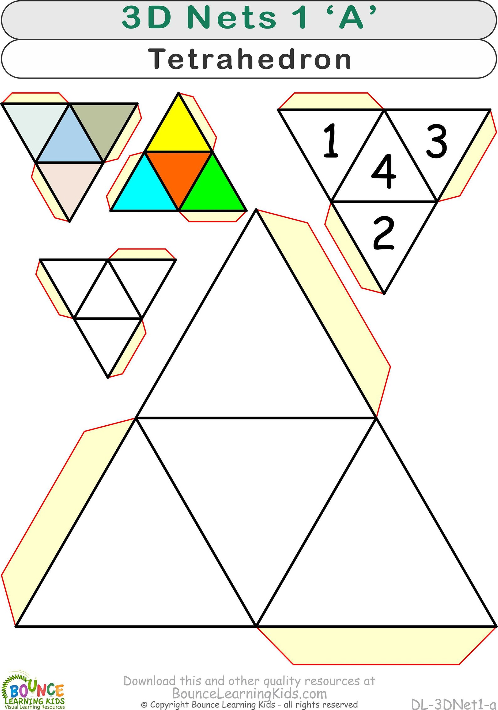 3D Shapes 1 - Paper Folding Geometric Shapes - Etsy