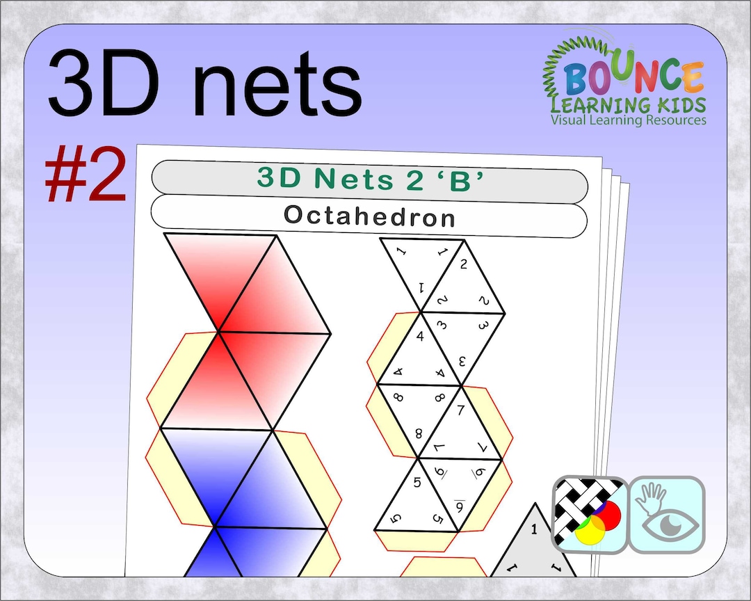 3D Shapes 2 - Paper Folding Geometric Shapes - Etsy