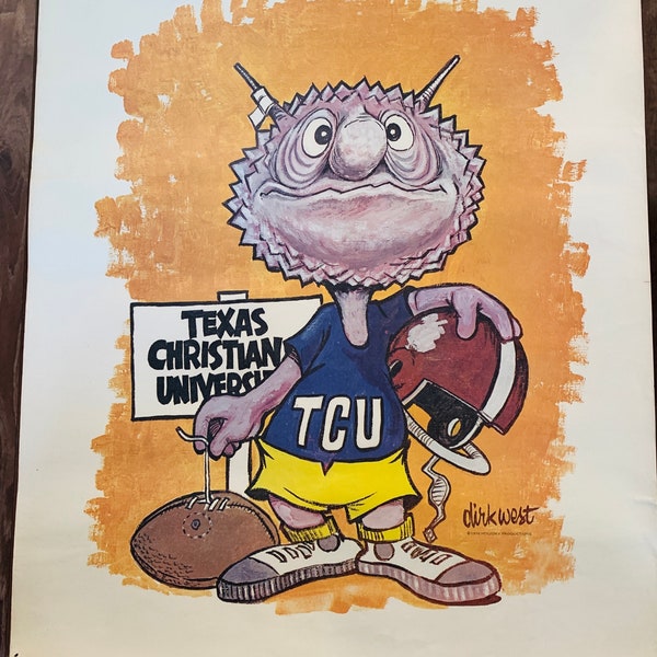 Tcu Football Prints - Etsy