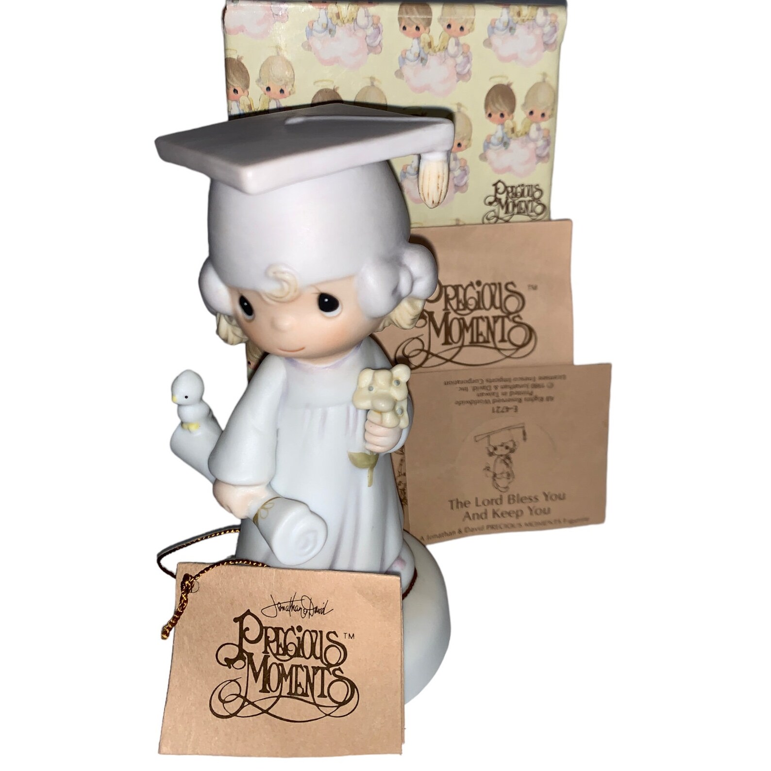 1980 Precious Moments Figurine the Lord Bless You and Keep You - Etsy