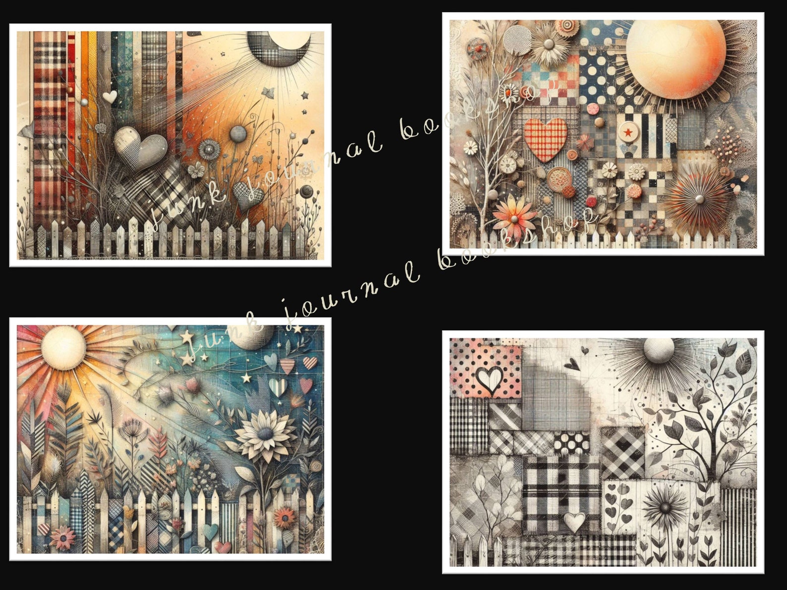 Rustic Whimsy Junk Journal Paper: 3D Mixed Media (digital Download) - Etsy