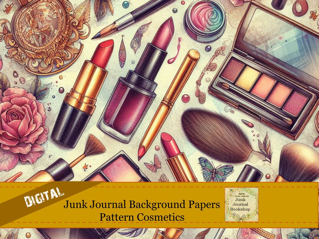 Digital Junk Journal Background Papers. Pattern Background Papers for ...