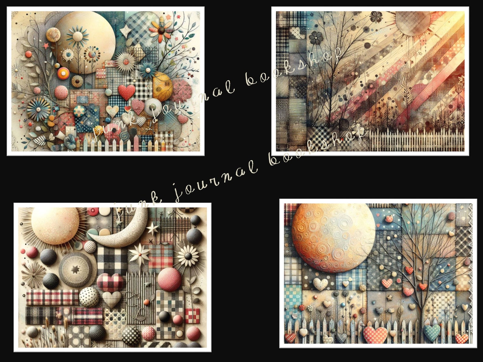 Rustic Whimsy Junk Journal Paper: 3D Mixed Media (digital Download) - Etsy