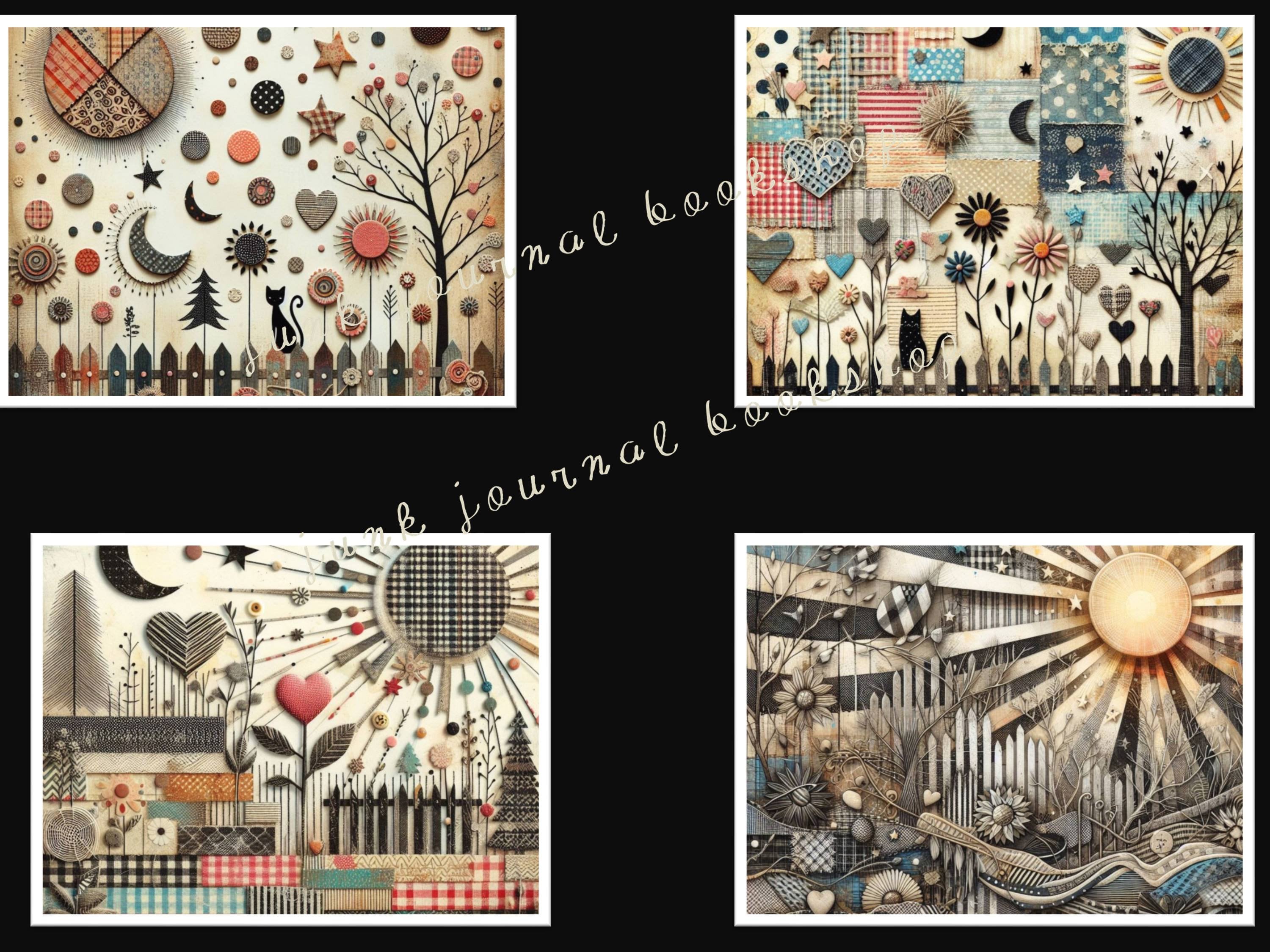 Rustic Whimsy Junk Journal Paper: 3D Mixed Media (digital Download) - Etsy