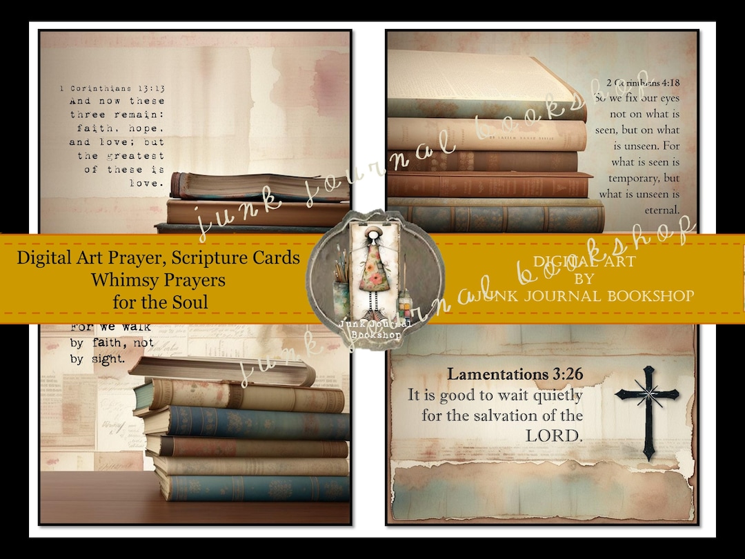Digital Watercolor Art Prints of Whimsical Prayers for the Soul. Junk ...