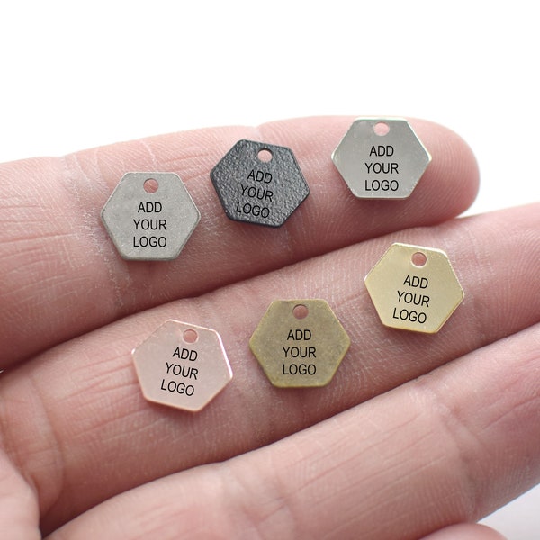 Hexagon Logo Label - Etsy