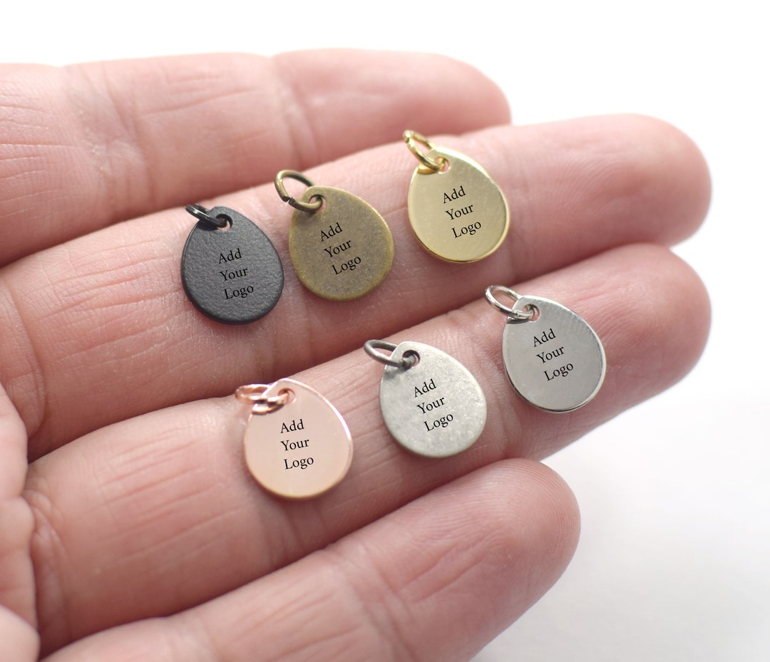 Custom Jewelry Logo Charms -personalized Logo Charms -jewelry Tag ...