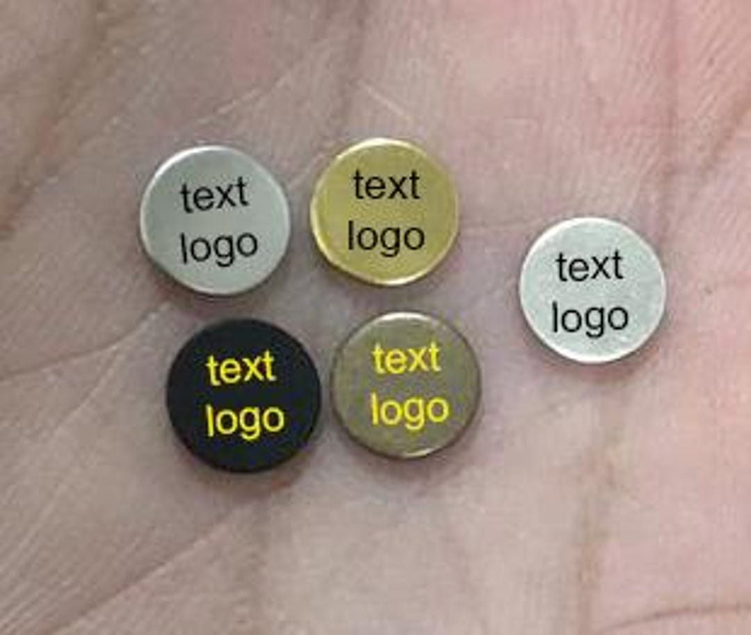 Custom Jewelry Logo Charms -personalized Logo Charms -without Hole Tag ...