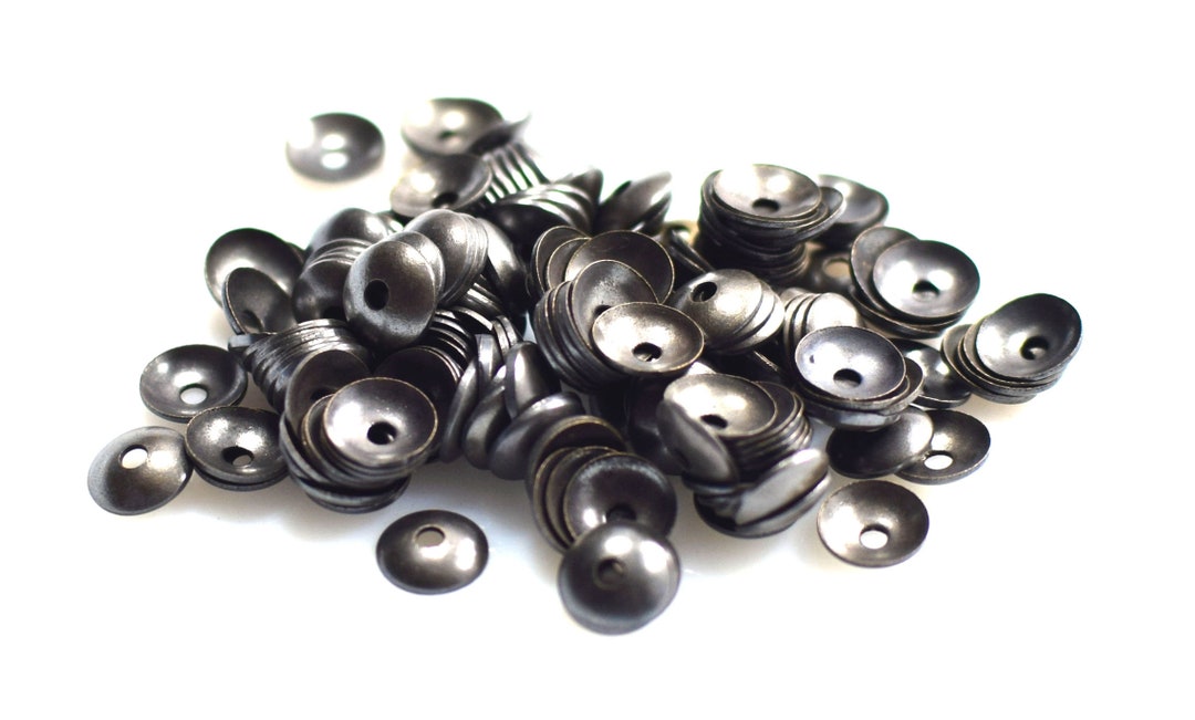 Antique Bronze Bead Caps - Round Bead Caps - 0.5 X 6 Mm - Etsy