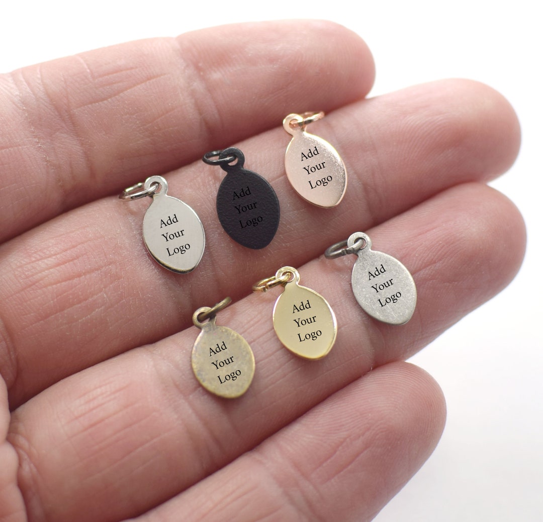 Custom Jewelry Logo Charms -personalized Logo Charms -jewelry Tag ...