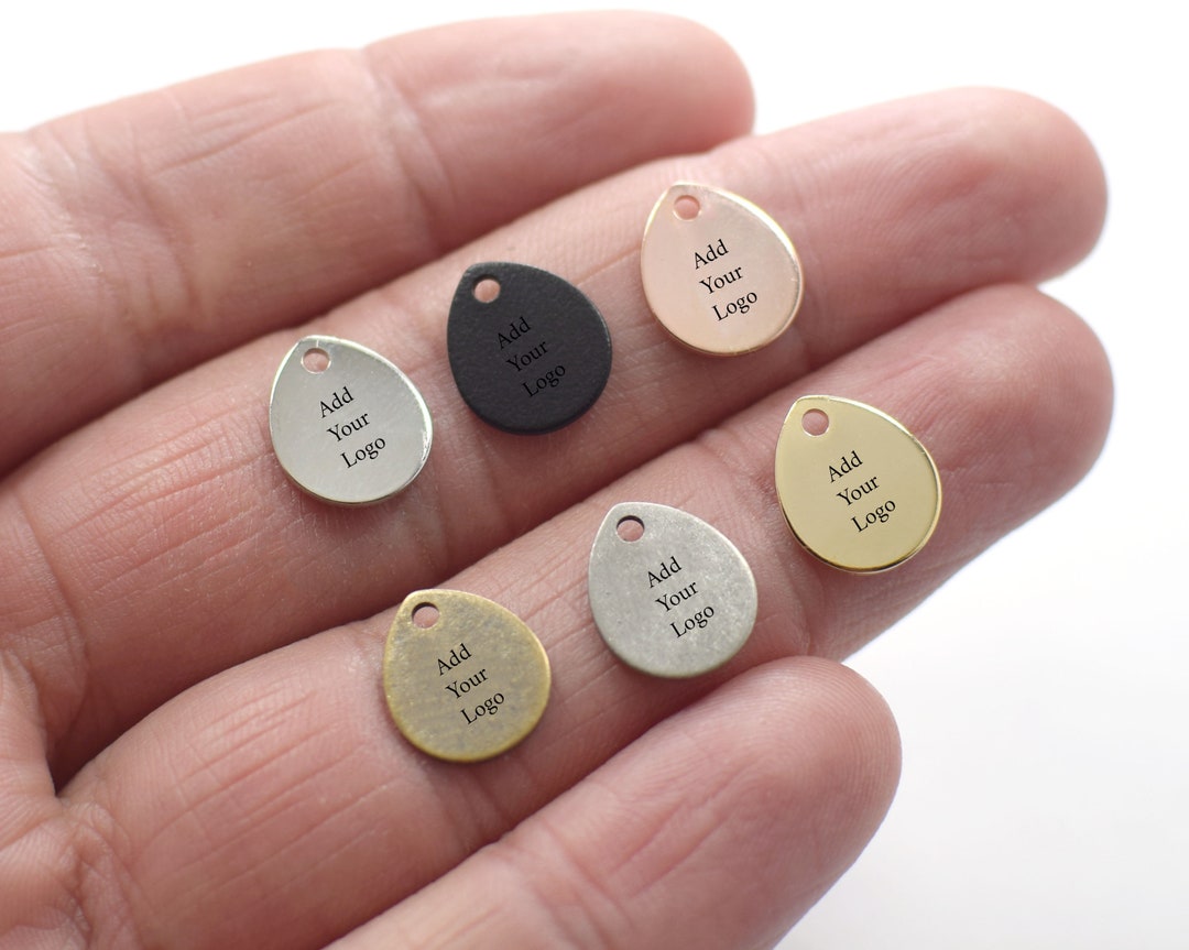 Custom Jewelry Logo Charms -personalized Logo Charms -jewelry Tag ...