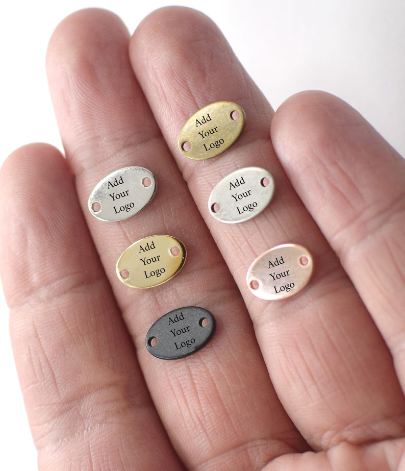 Custom Jewelry Logo Charms -personalized Logo Charms - 0.8 X 7 X 11 Mm ...