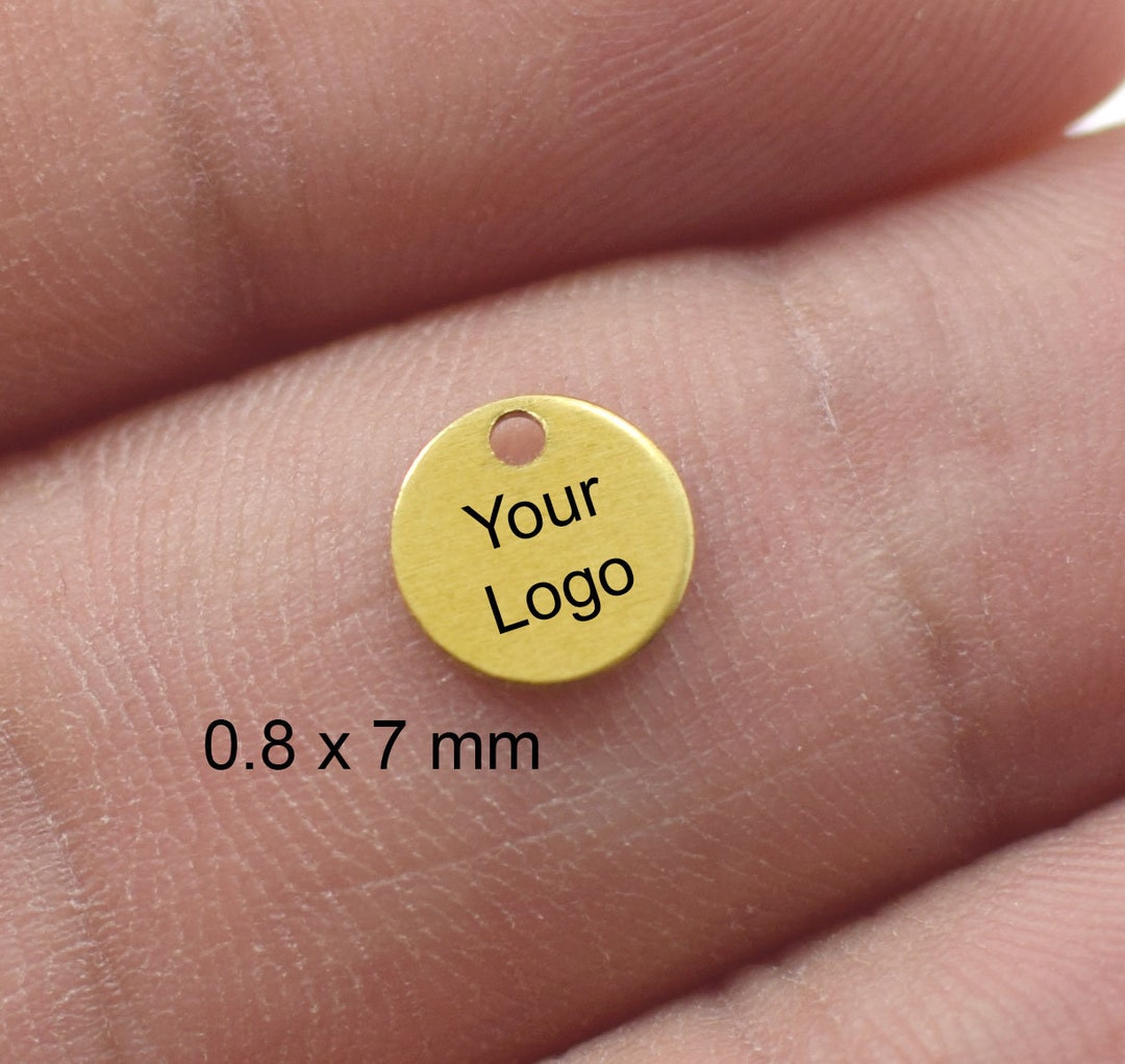 Custom Jewelry Logo Charms -personalized Logo Charms -jewelry Tag ...