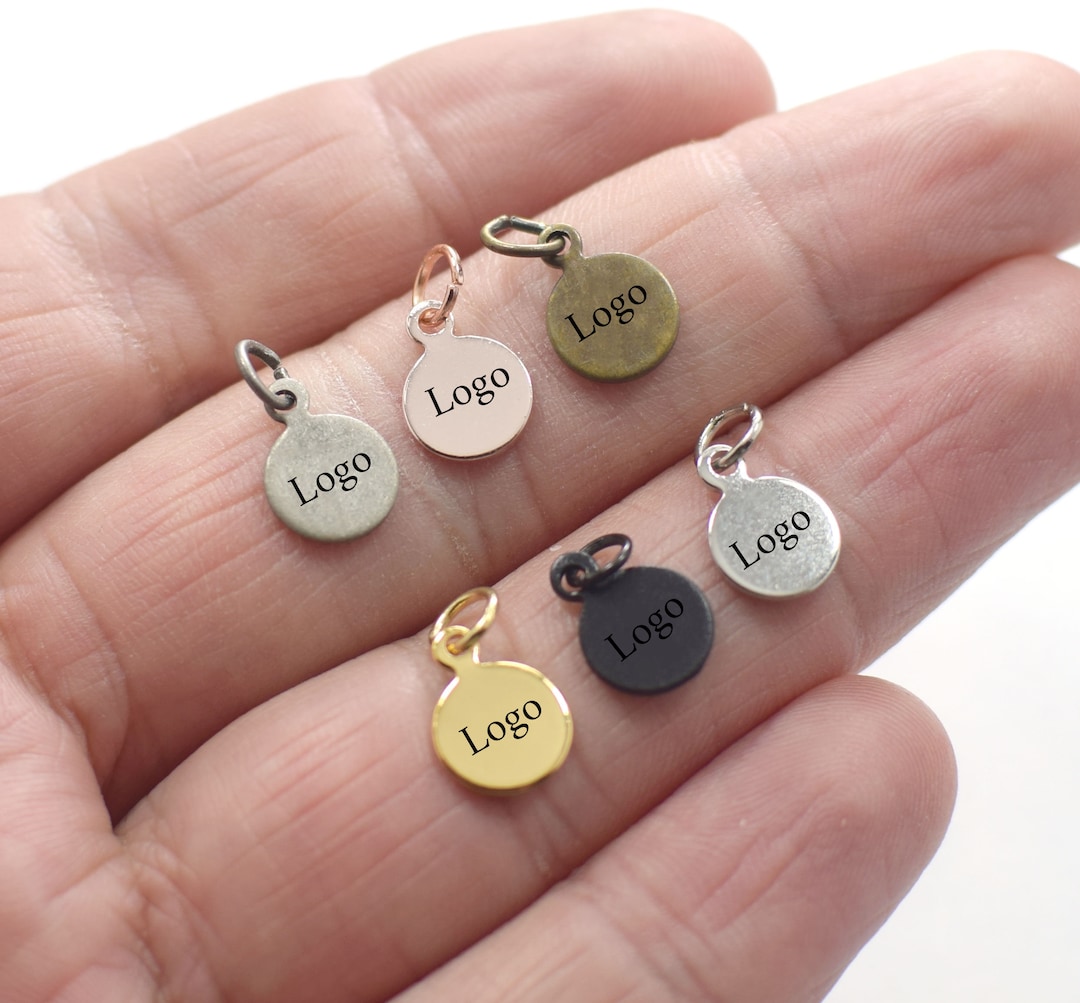 Custom Jewelry Logo Charms -personalized Logo Charms -jewelry Tag ...