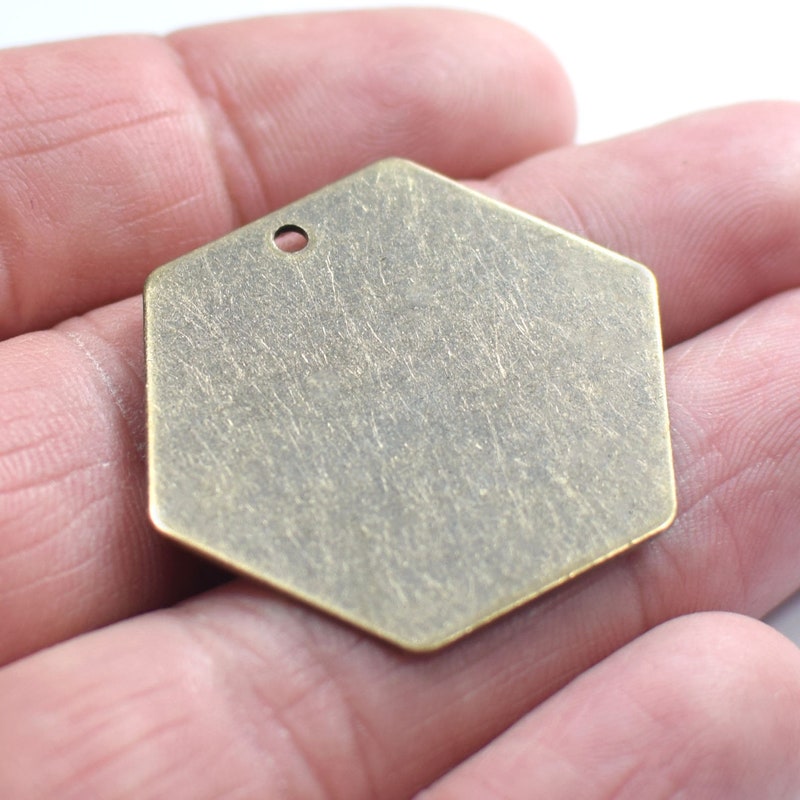 Hexagon Stamp - Etsy
