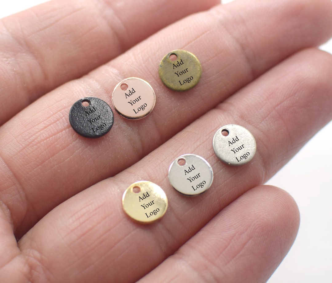 Custom Jewelry Logo Charms -personalized Logo Charms -jewelry Tag ...