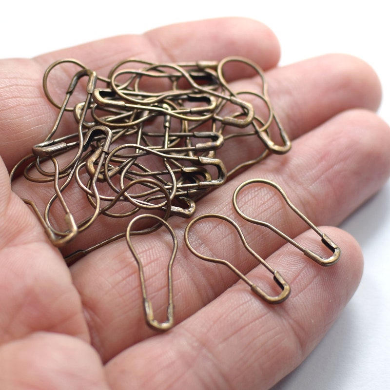 Copper Safety Pins - Etsy