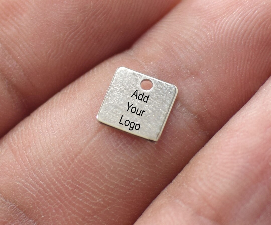 Custom Jewelry Logo Charms -personalized Logo Charms -jewelry Tag ...