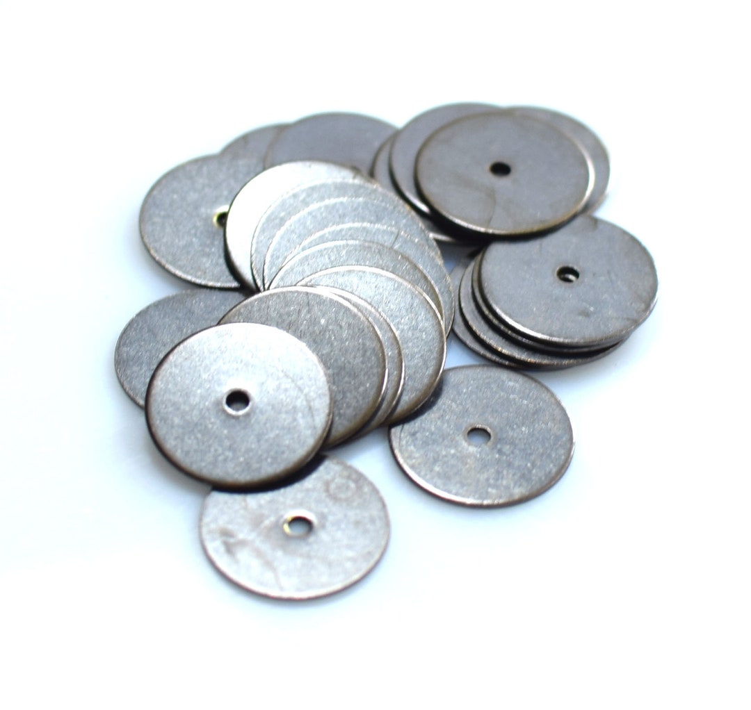 Antique Bronze Round Middle Hole Disc - Round Disc - 0.5 X 12 Mm - Etsy