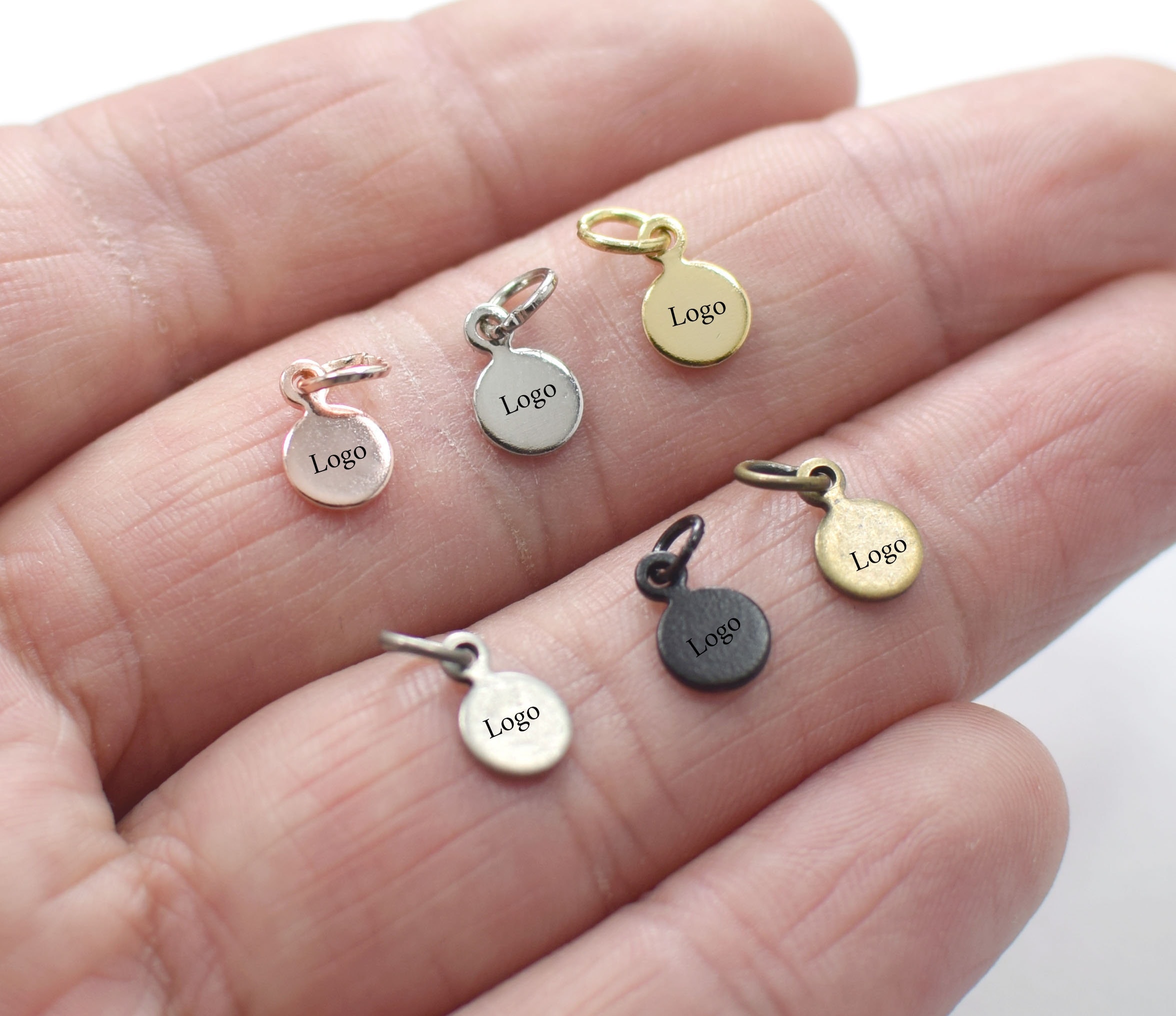 Custom Jewelry Logo Charms personalized Logo Charms jewelry - Etsy