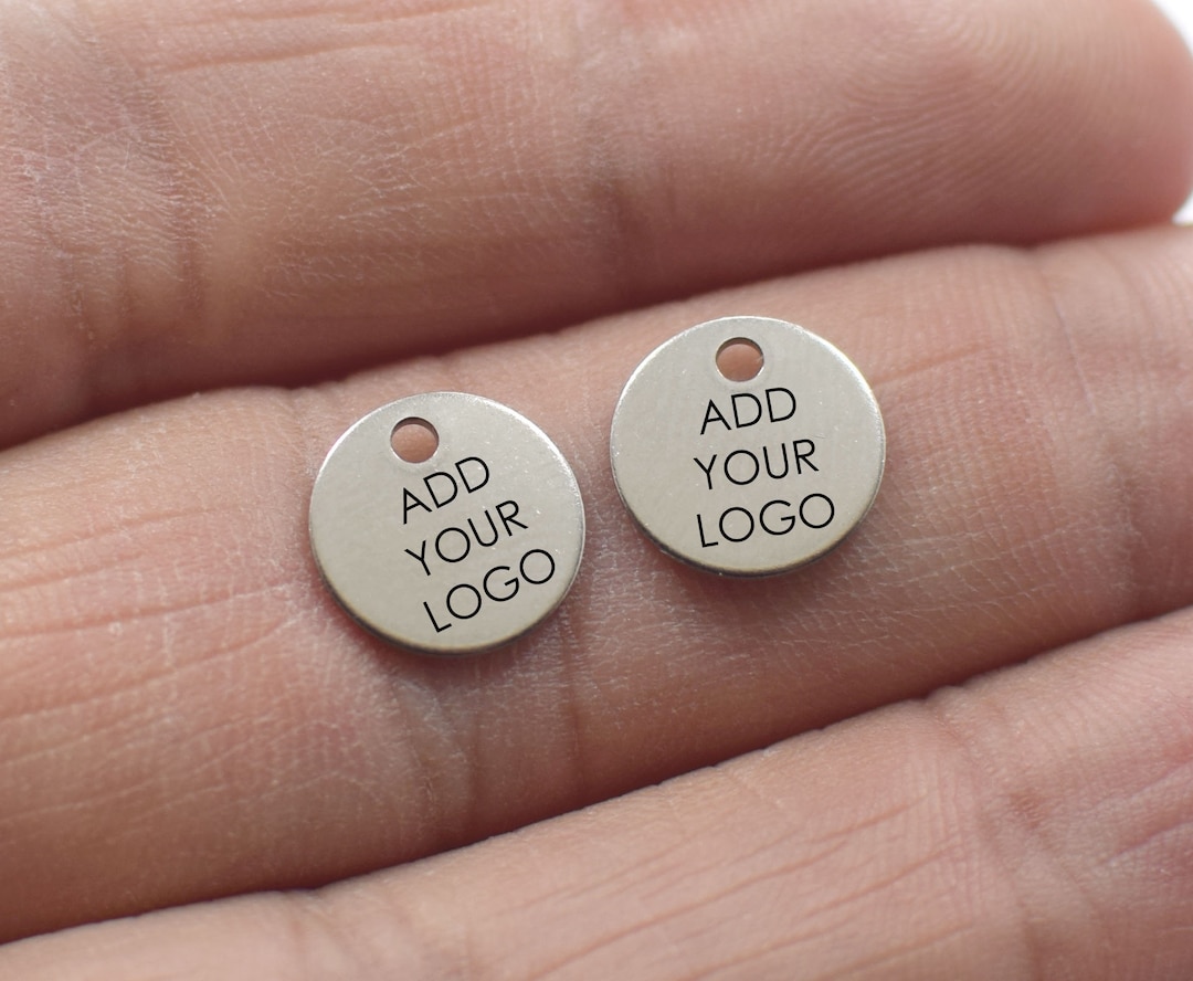 Stainless Steel Custom Jewelry Logo Charms -personalized Logo Charms ...