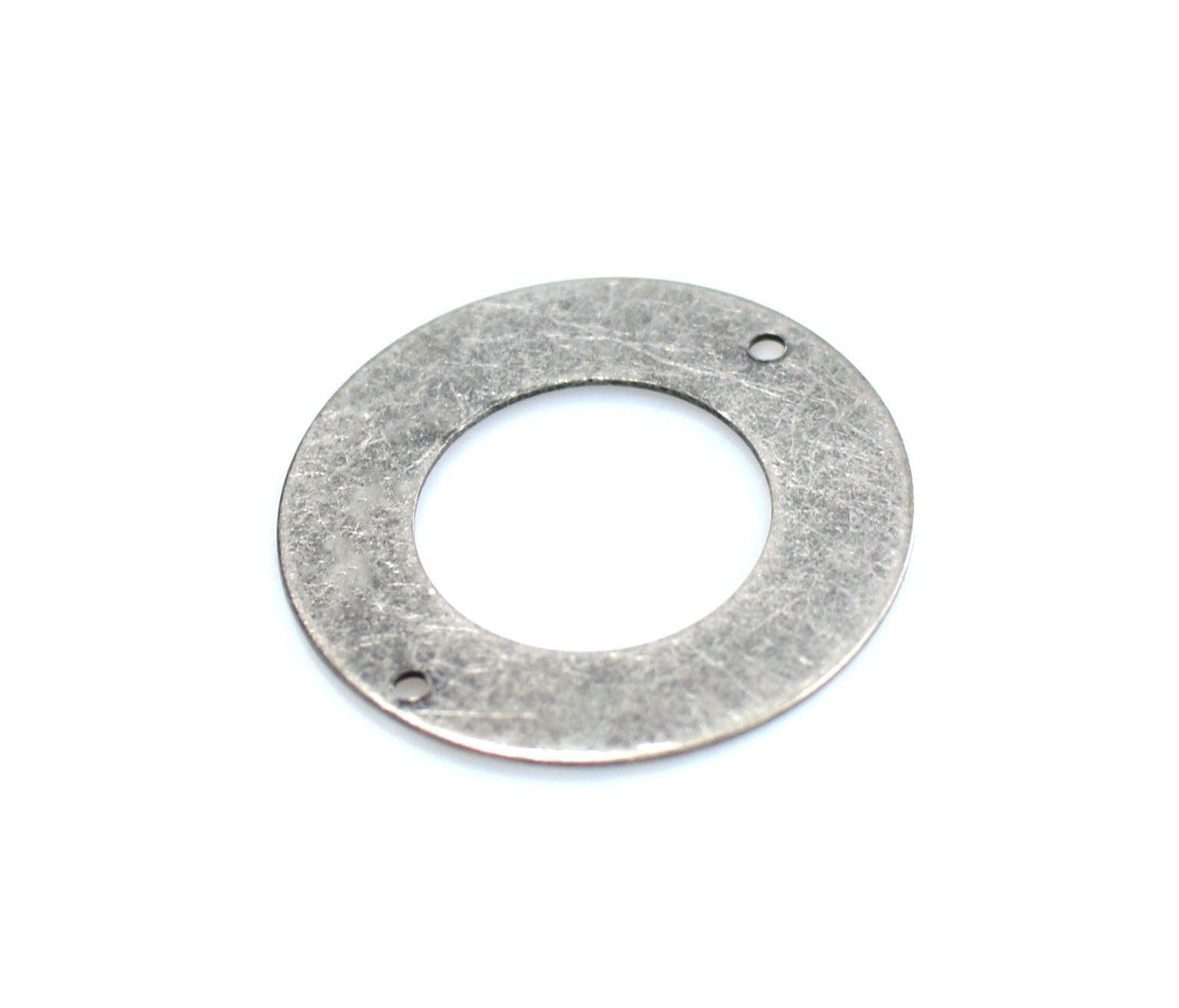 0.5 X 25 Mm , Antique Silver Round Disc Findings 2 Hole - Etsy UK