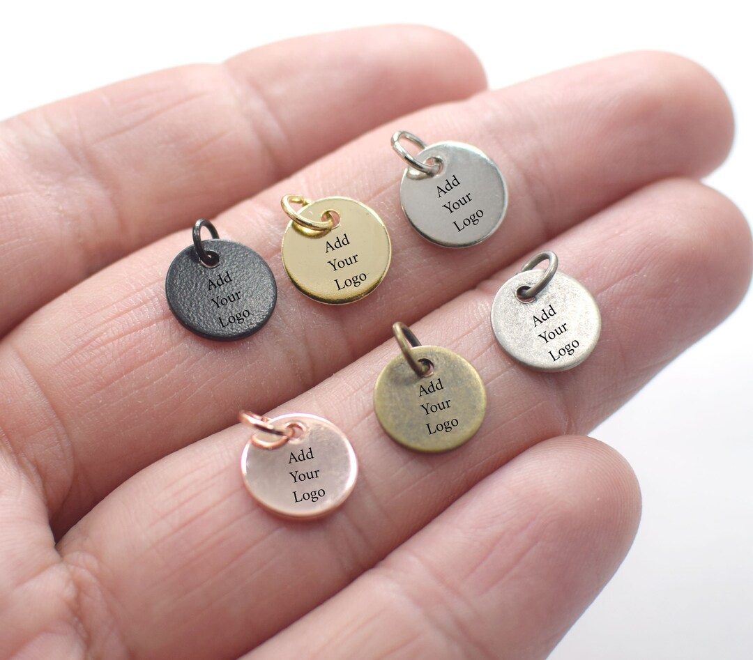 Custom Jewelry Logo Charms -personalized Logo Charms -jewelry Tag ...
