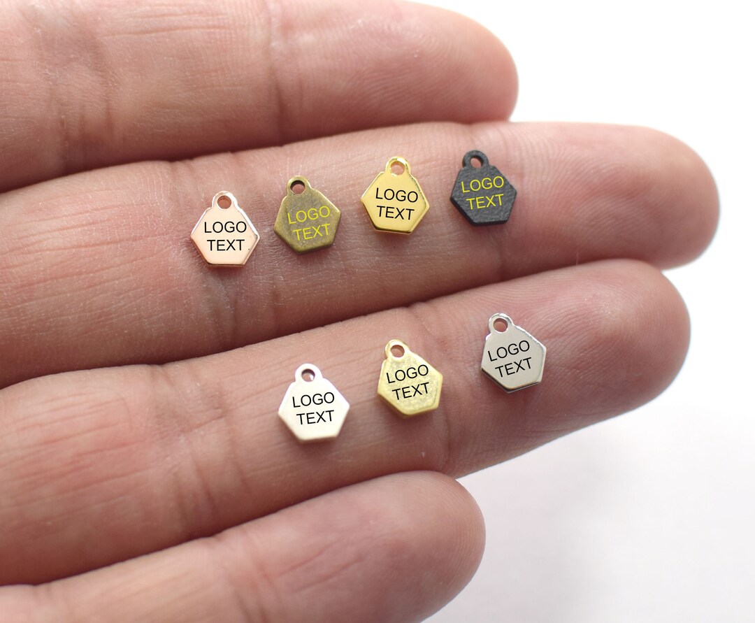 Custom Jewelry Logo Charms -personalized Logo Charms -jewelry Tag ...