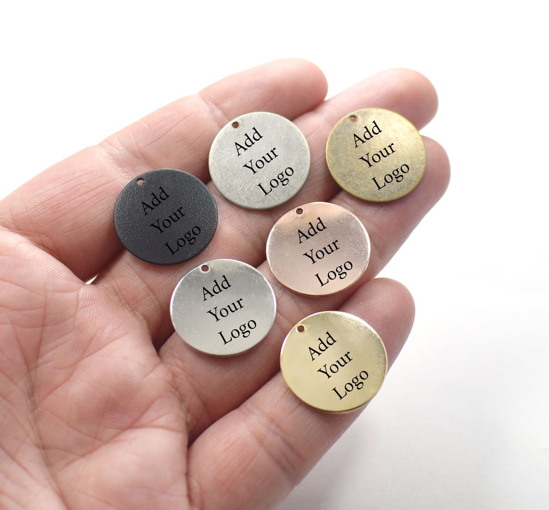 Custom Jewelry Logo Charms -personalized Logo Charms -jewelry Tag ...