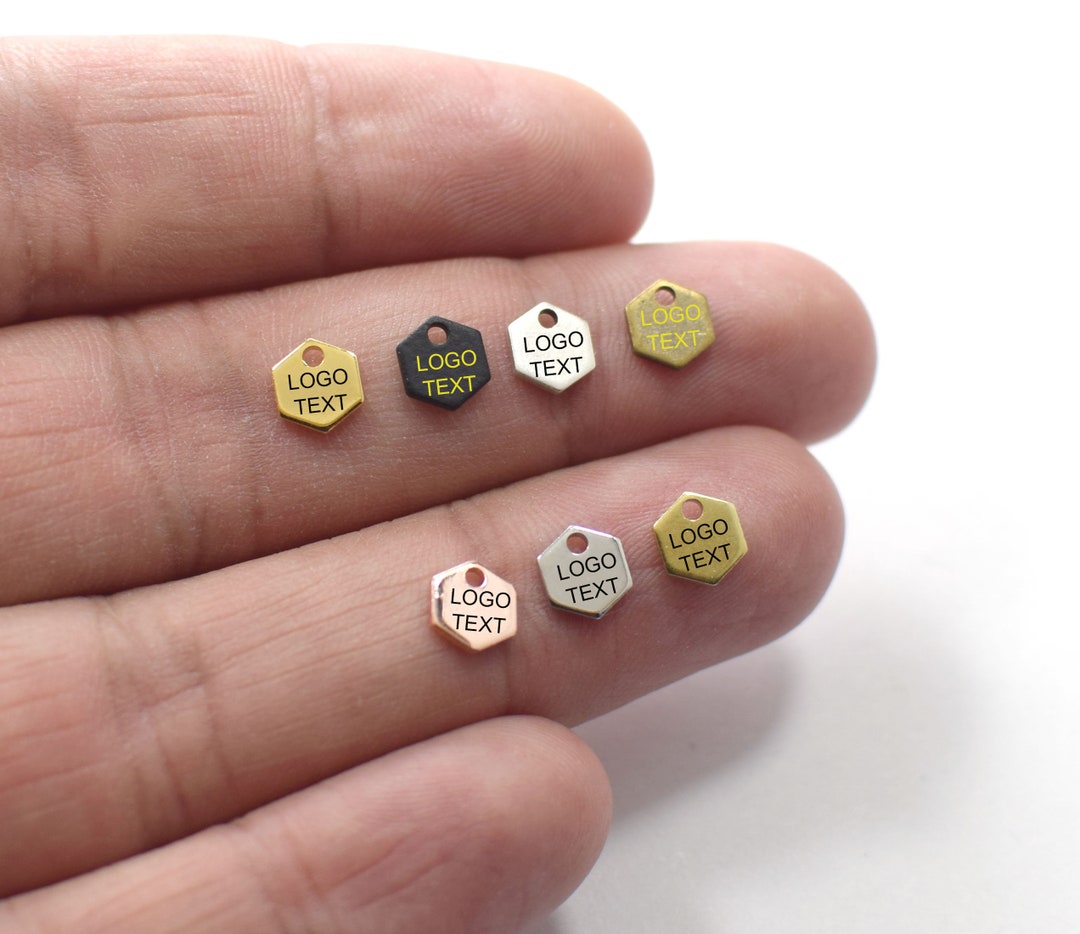 Custom Jewelry Logo Charms -personalized Logo Charms -jewelry Tag ...