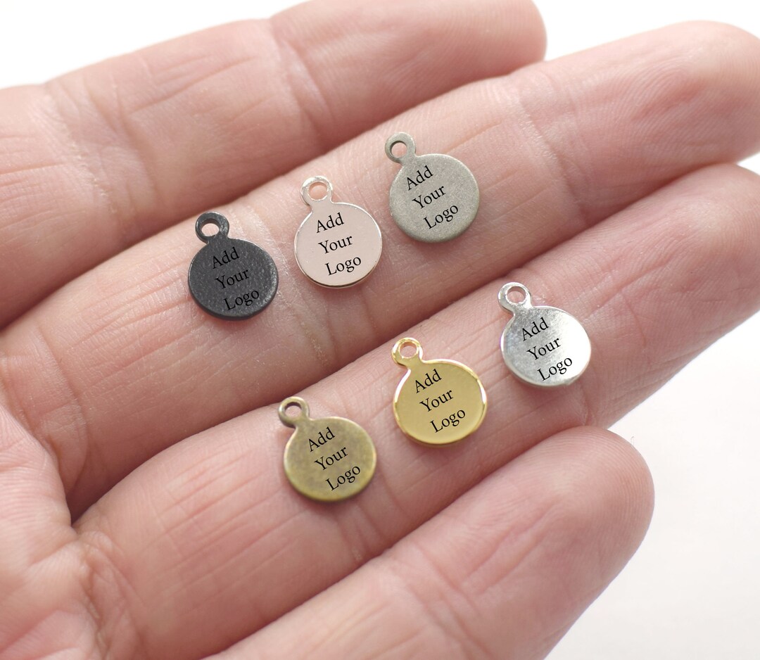 Custom Jewelry Logo Charms -personalized Logo Charms -jewelry Tag ...