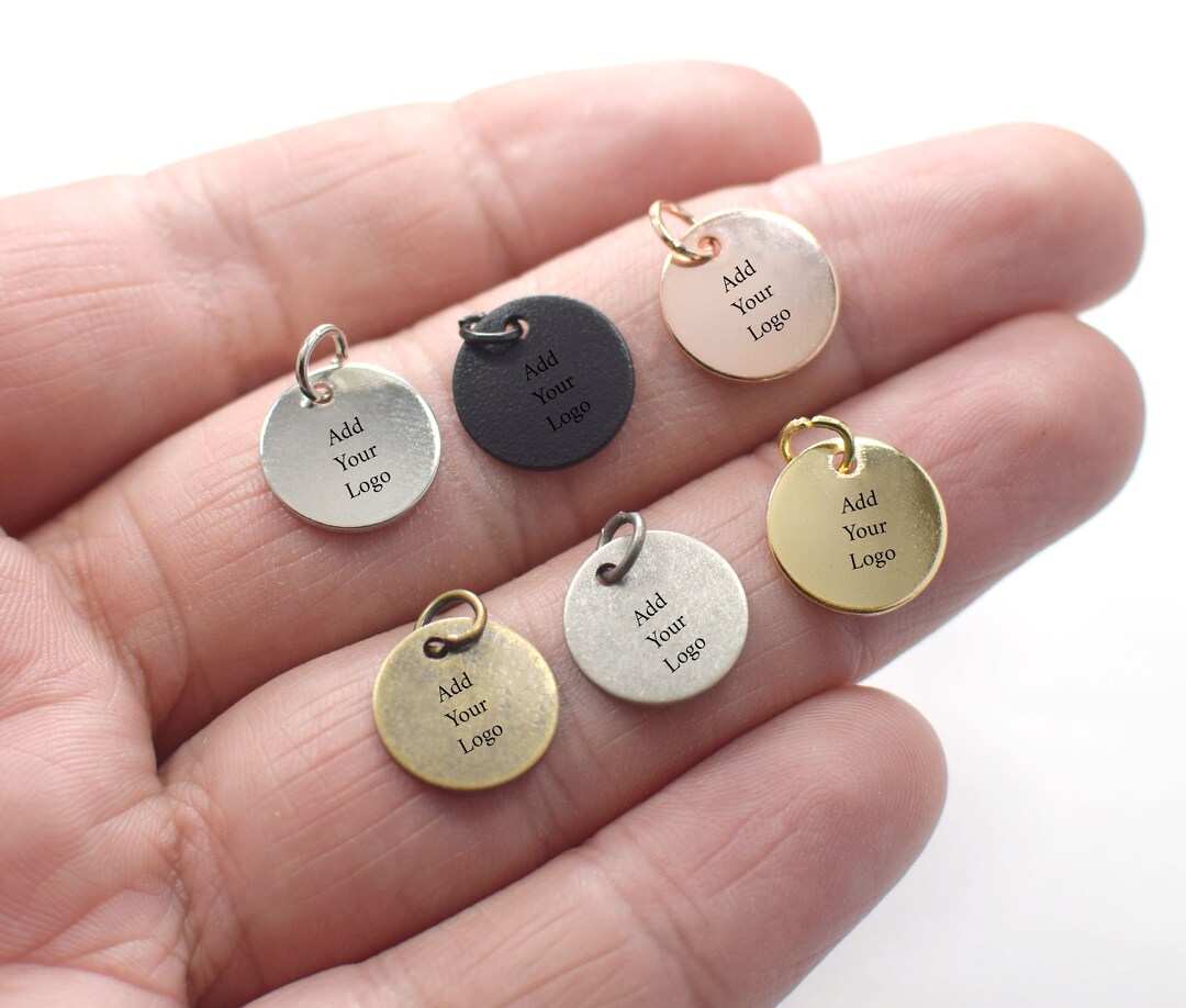 Custom Jewelry Logo Charms -personalized Logo Charms -jewelry Tag ...