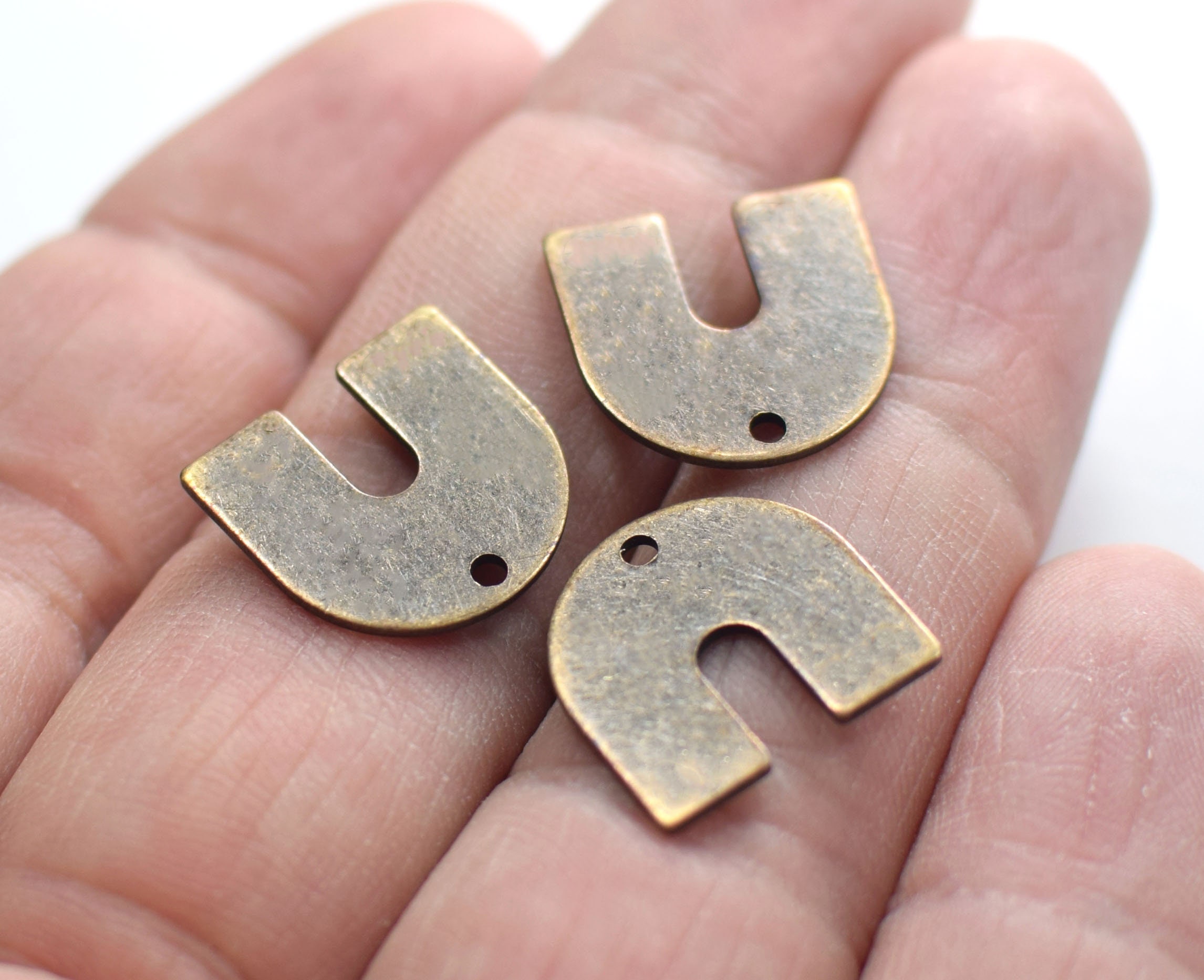 Jewelry & Beauty Craft Supplies & Tools Circular Sector Brass U Shape ...