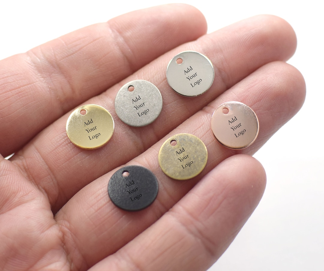 Custom Jewelry Logo Charms -personalized Logo Charms -jewelry Tag ...