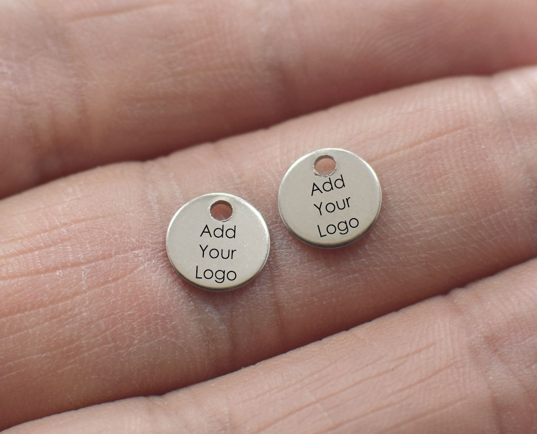 Stainless Steel Custom Jewelry Logo Charms -personalized Logo Charms ...