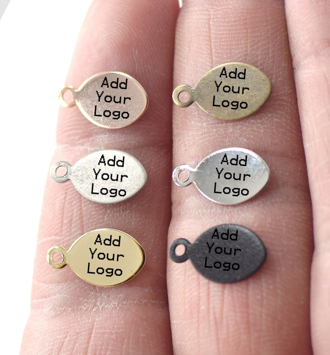 Custom Jewelry Logo Charms -personalized Logo Charms -jewelry Tag ...
