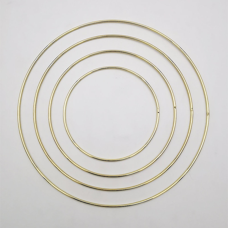 Metal Circle Rings - Etsy