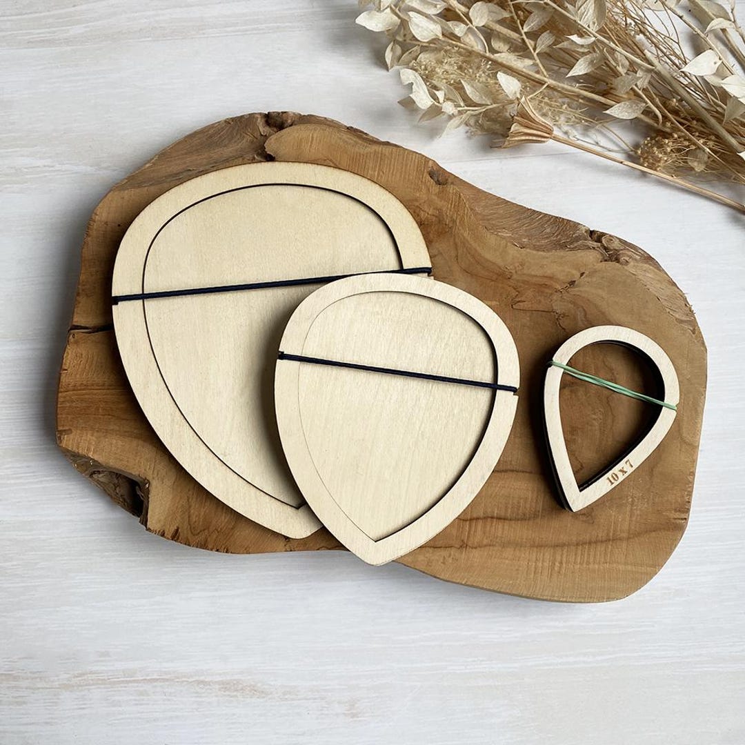 Macrame Cutting Template Leaf/feather Shape for Wall Decor, Easy ...