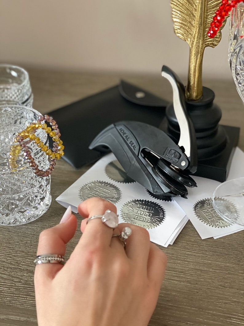100 Gold or Silver Foils to Add to Your Custom Embosser Order - Etsy