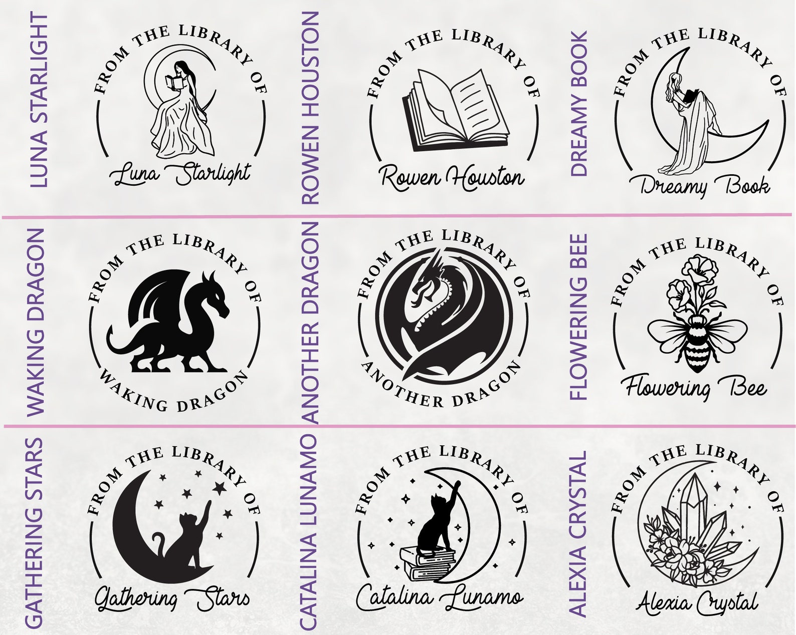 Book Embosser Custom Library Ex Libris Classroom Emboss Stamp. Book ...