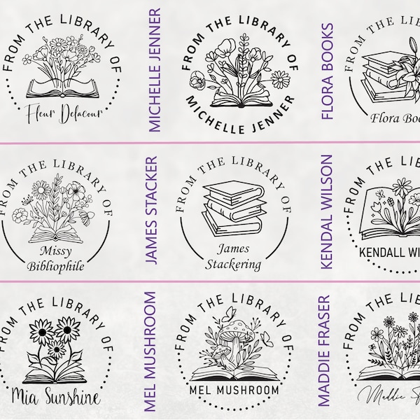 Embossed Name Cards - Etsy