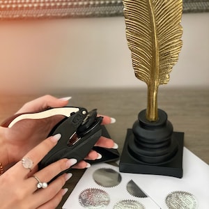 100 Gold or Silver Foils to Add to Your Custom Embosser Order! Stickers ...