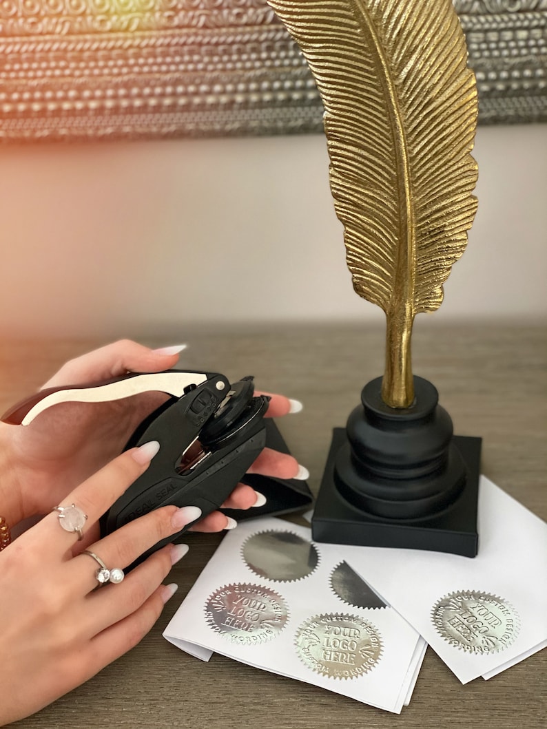 100 Gold or Silver Foils to Add to Your Custom Embosser Order - Etsy