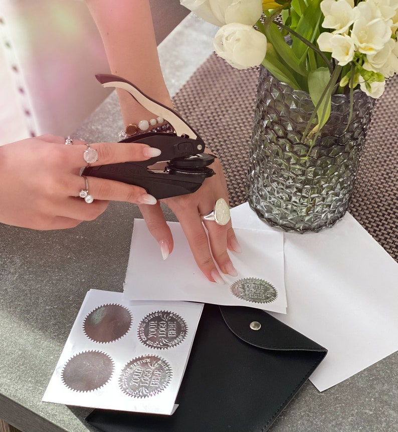 100 Gold or Silver Foils to Add to Your Custom Embosser Order - Etsy