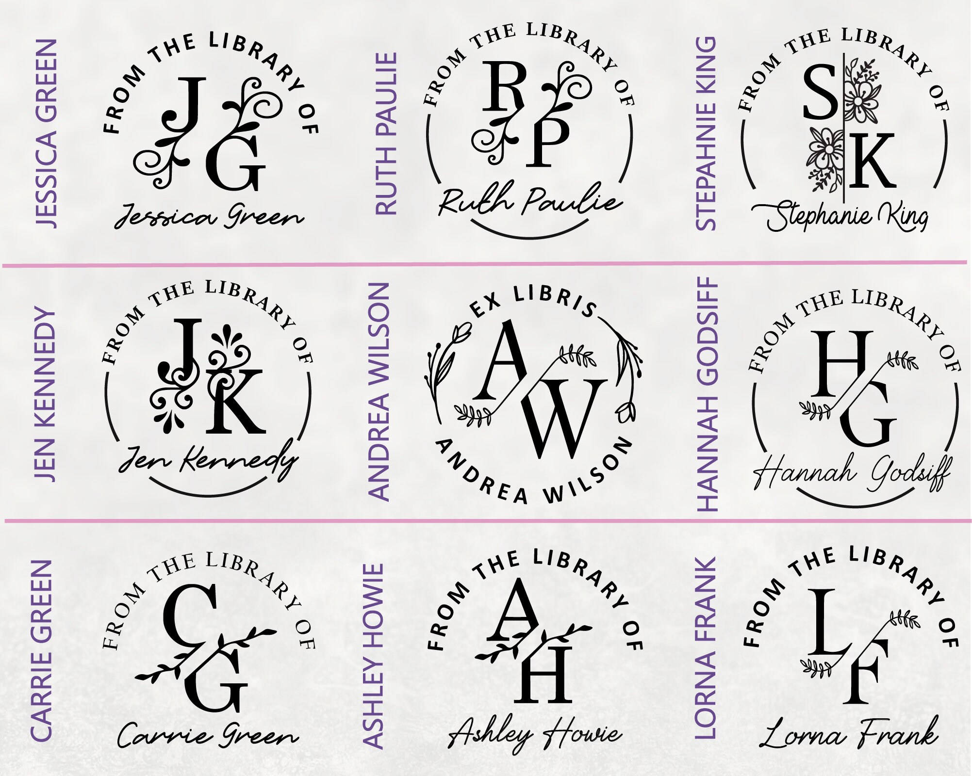 Book Embosser Personalized Stamp Custom Library Seal. This - Etsy