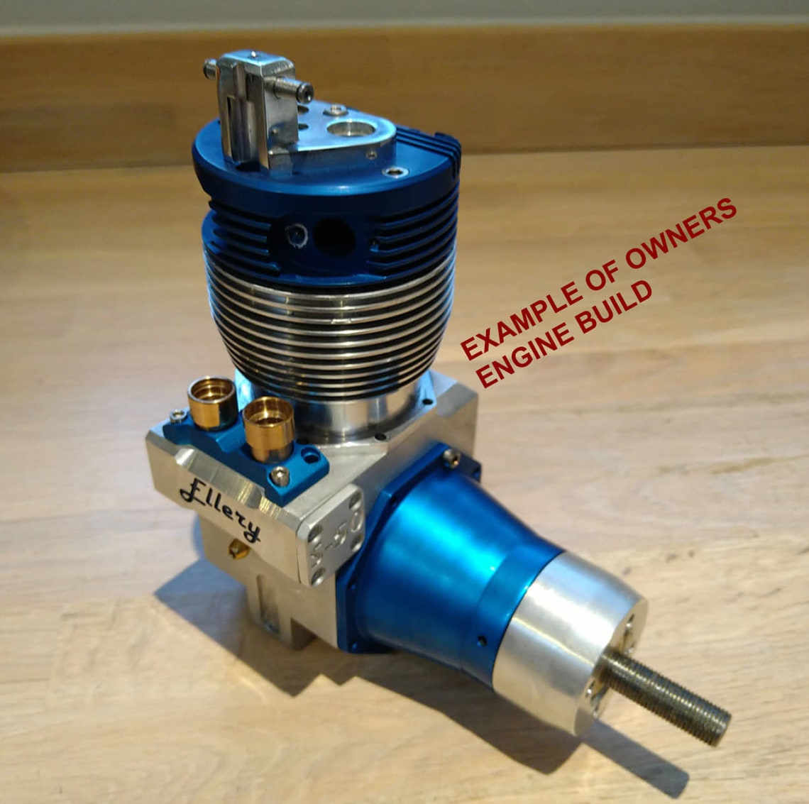 Single Cylinder Gas Petrol Model Engine Plans for 50cc Four Stroke ...